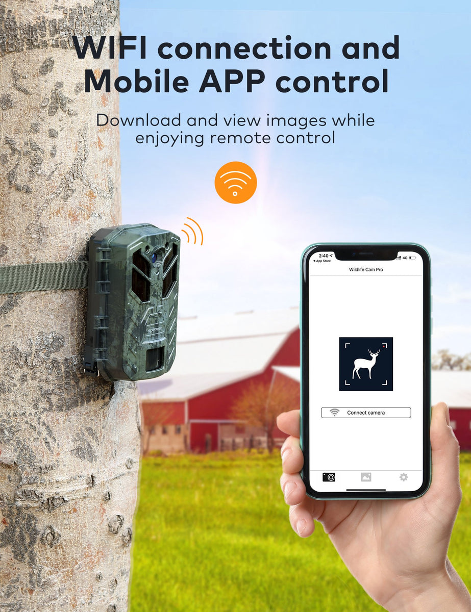 APEMAN Bluetooth Wildlife Camera with Night Vision H80 – Apeman CA