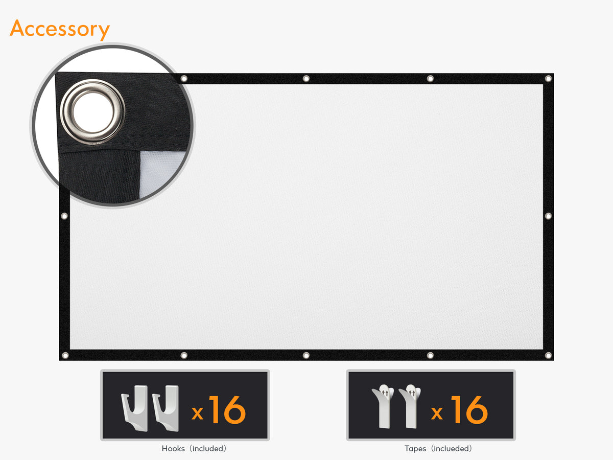 APEMAN PS100 inch HD Portable Projector Screen – Apeman CA